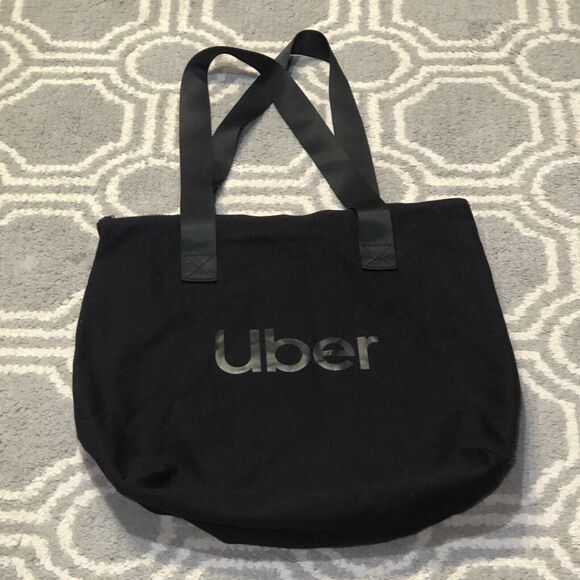 Uber | Other | Uber Tote Bag Straps Zip Reusable Grocery Eats Handle ...